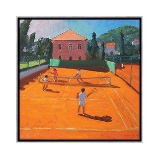 iCanvas "Clay Court Tennis, Lapad, Croatia" by Andrew Macara Framed - Bed Bath & Beyond - 37649507